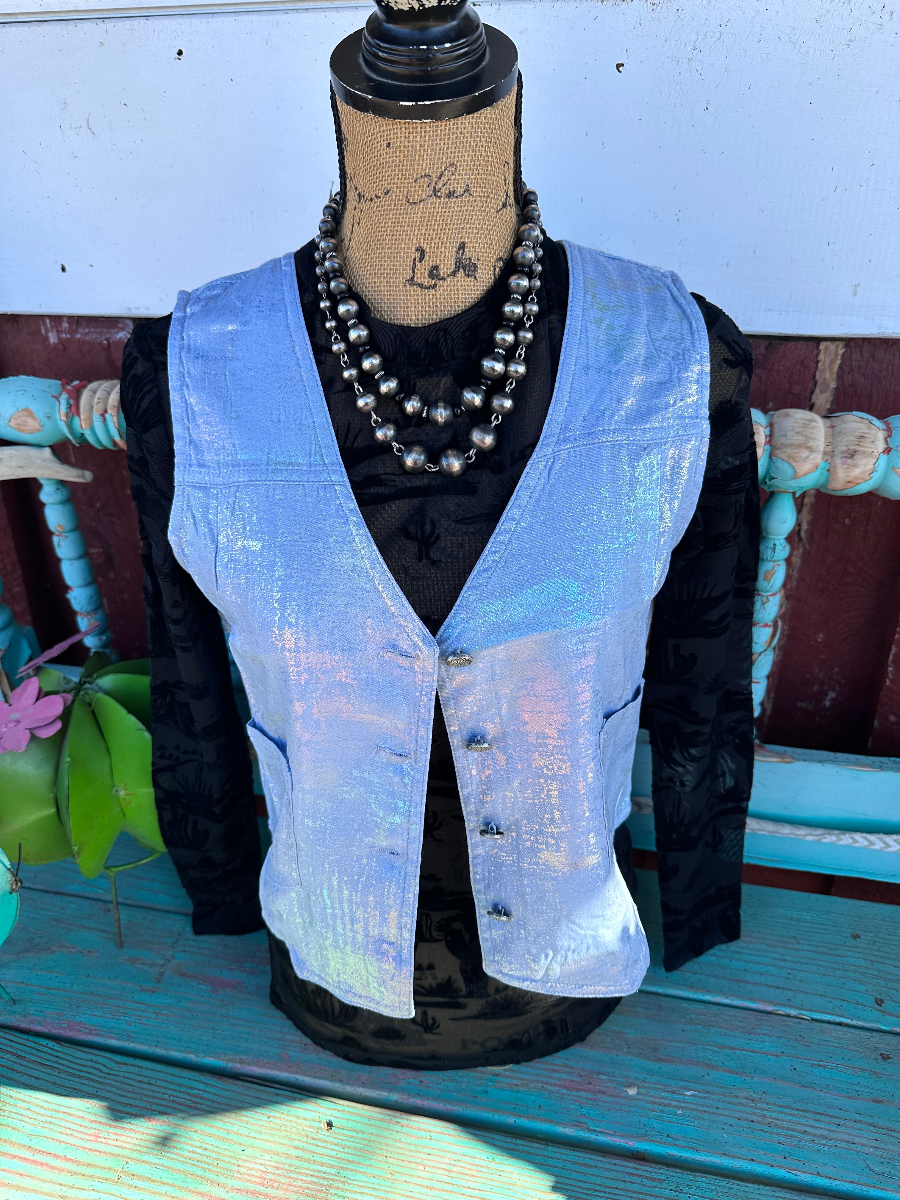 Metallic Vest – Danni Jo Designs
